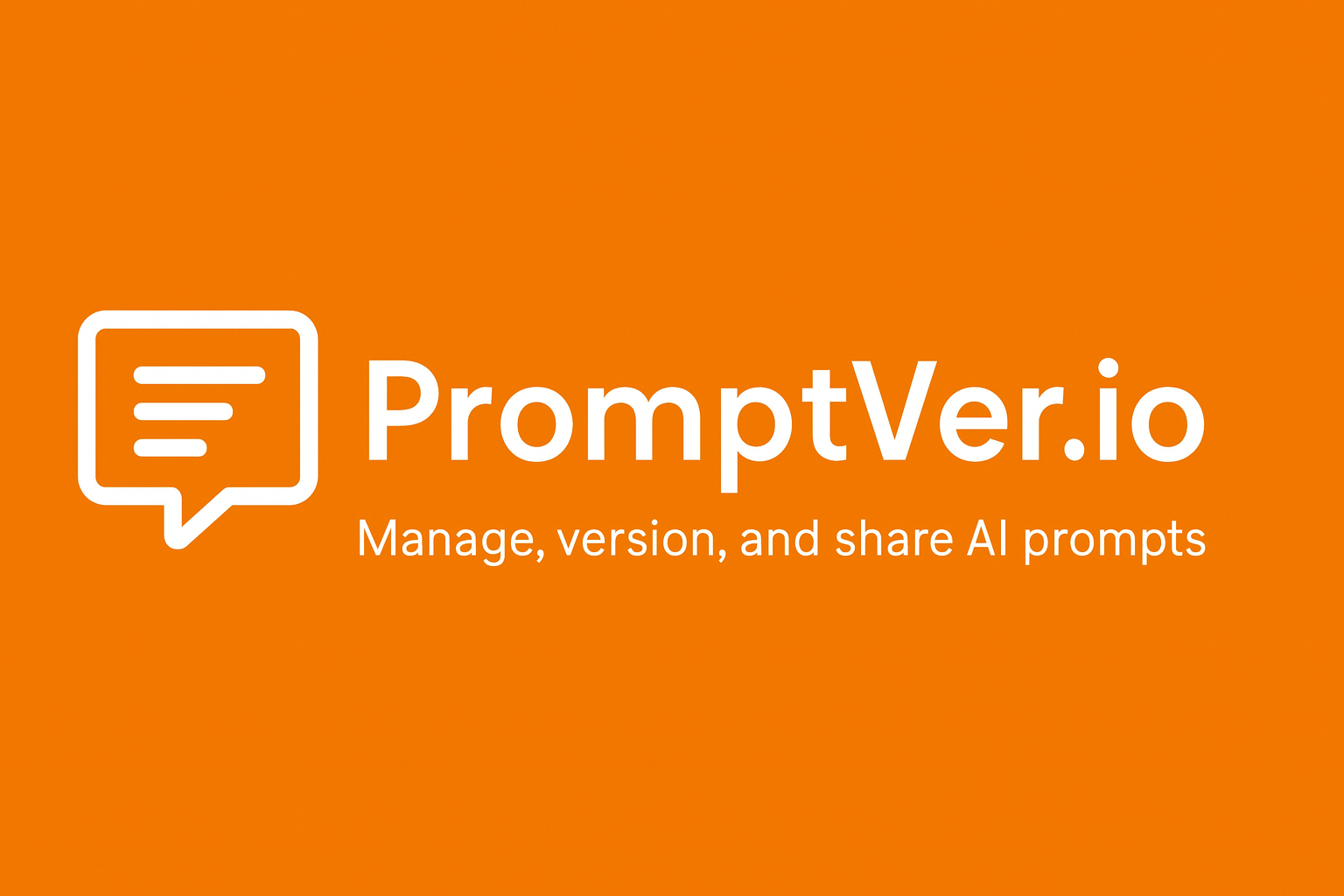 AI Prompt Version Control | PromptVer.io